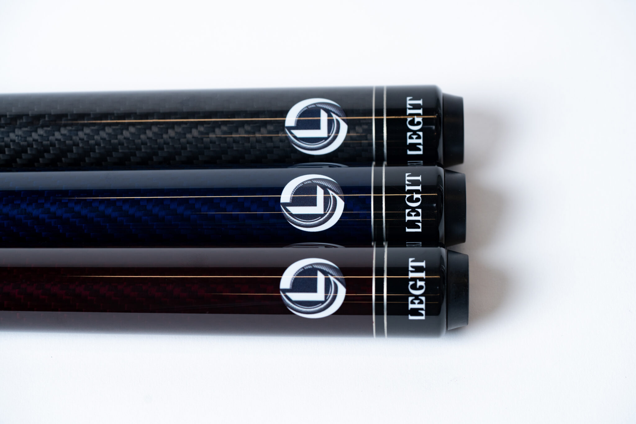 Carbon Fiber Playing Cue - Cobalt Blue - Legit Cues
